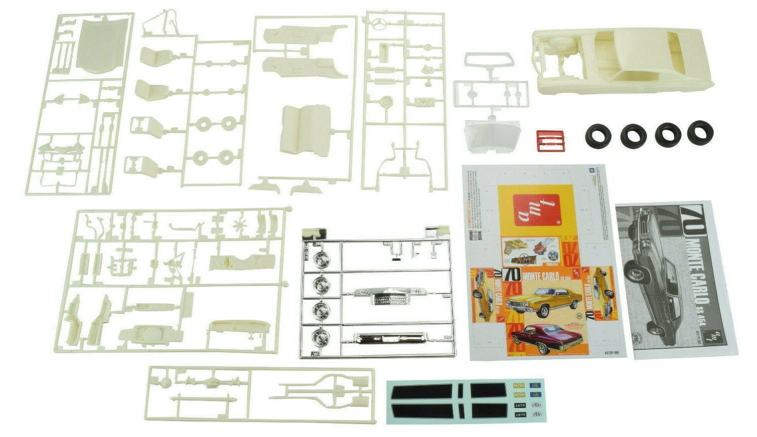 AMT/Premium Hobbies 1970 Chevy Monte Carlo SS 454 1:25 Scale Plastic Model Car Kit CP7771