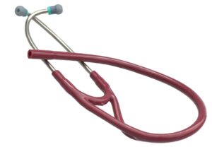 compatible replacement tube by cardiotubes fits littmann(r) mastercardiologyi(r) and littmann(r) cardiology iii(r) stethoscopes - 7mm binaurals dark burgundy tubing