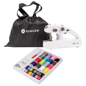 singer stitch quick + portable cordless mending machine bundles (two thread sitch quick + & bundle)