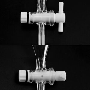 QWORK 1000ml Separating Funnel with 24/29 Joints and Stopcock