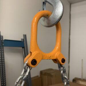 55 Gallon Drum Lifting Chain Hoist with 1 Ton Capacity - Webbing Sling Included for Extra Attachment Options Forklift, Crane, Jib Boom, Chain Lifter