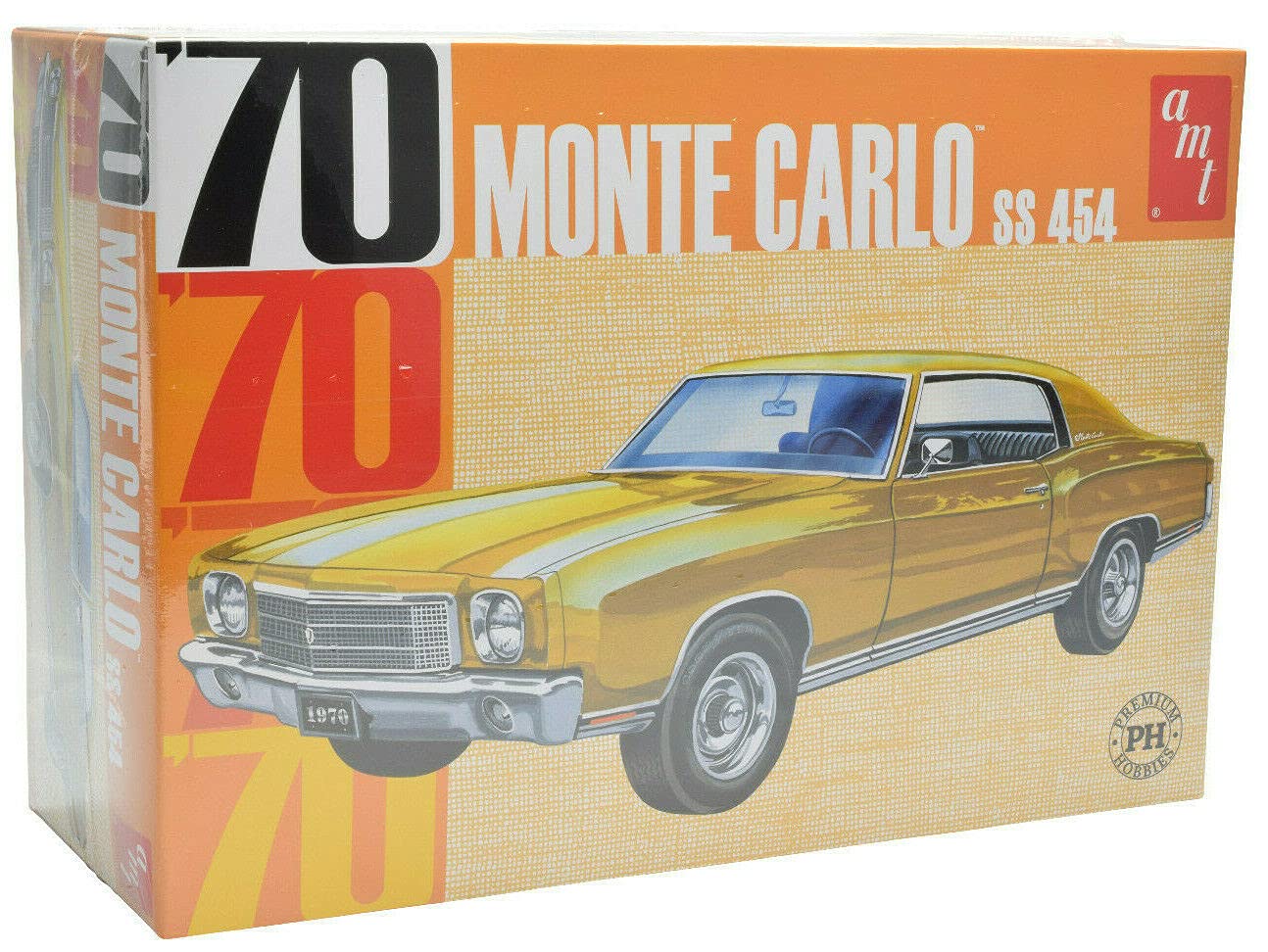 AMT/Premium Hobbies 1970 Chevy Monte Carlo SS 454 1:25 Scale Plastic Model Car Kit CP7771