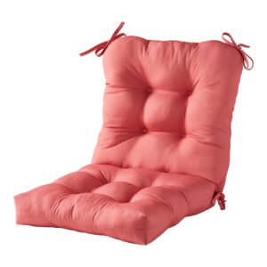 south pine porch outdoor seat/back chair cushion, coral