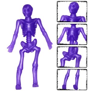 ZMCINER 48 PCS Stretchy Skeleton Toys Halloween Stretchy Toys for Goodie Bag Stuffers, Pinata Filler