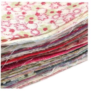 100pcs 10x10cm Square Floral Cotton Fabric Patchwork Cloth Printed Fabric Quilting Sewing Craft Bundle