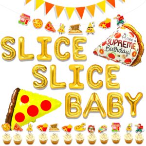 slice slice baby balloons slice slice baby decoration slice slice baby shower decoration pizza party decoration pizza birthday decoration