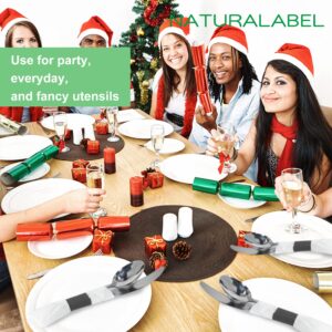 NATURALABEL Standard Napkin Band, Paper Napkin Rings Self Adhesive 2000-Count (Black)