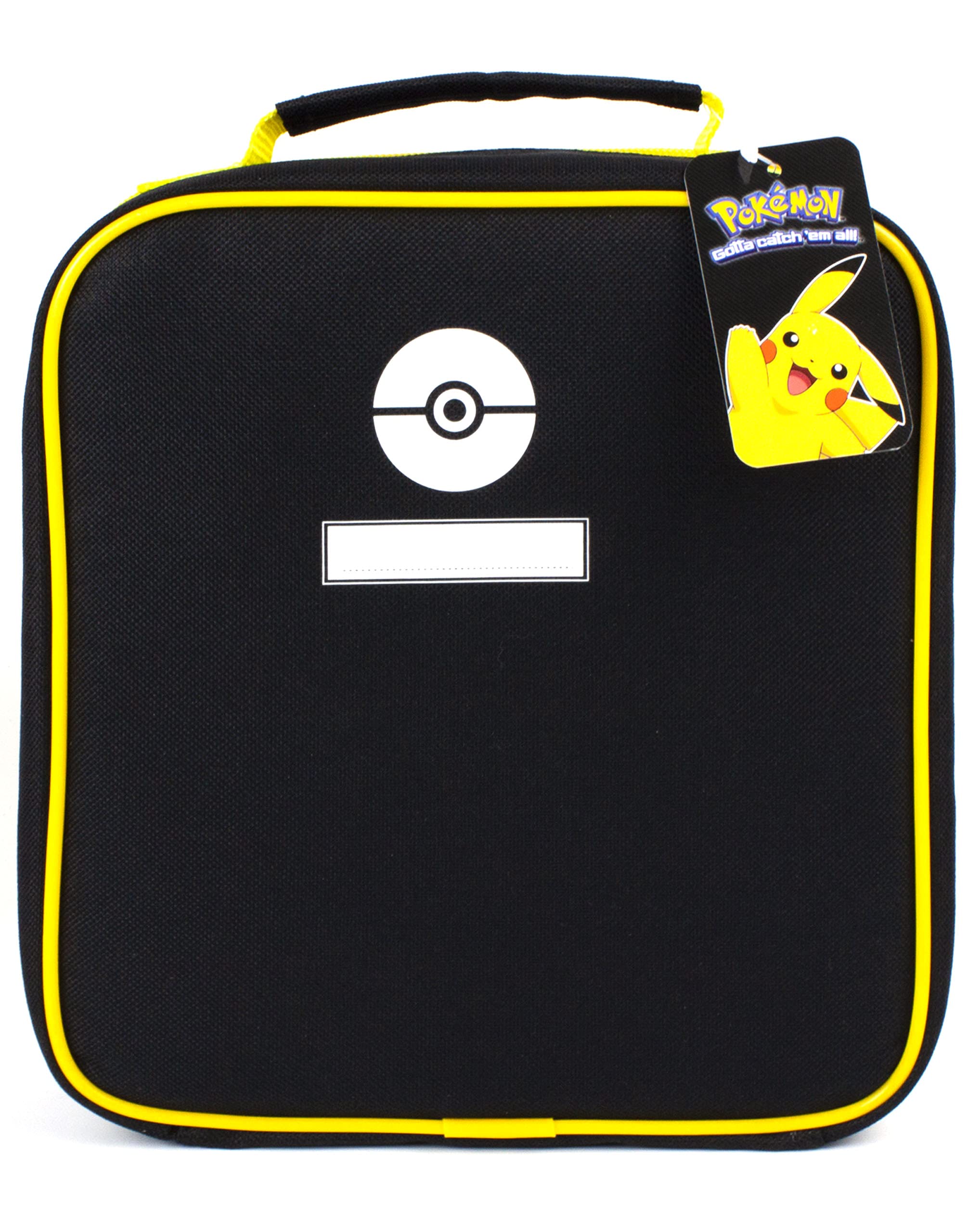 Pokemon Lunch Bag 5 Piece (Food Bag Water Bottle 3 Snack Pots) One Size