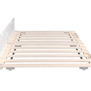 AFI Twin Size Trundle Bed in White