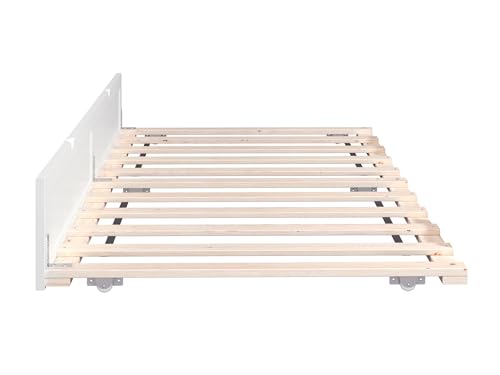 AFI Twin Size Trundle Bed in White