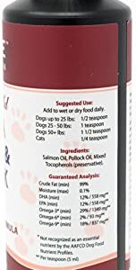 Life Line Pet Nutrition Wild Alaska Salmon & Pollock Oil - Omega 3 Supplement for Dogs and Cats in All Life Stages, 8.5 Fl Oz