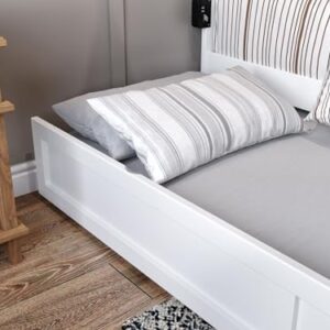 AFI Twin Size Trundle Bed in White