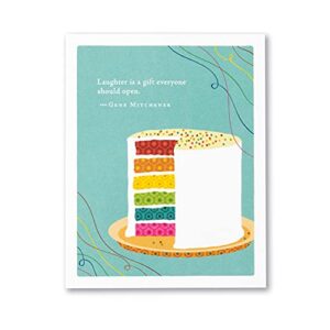 Compendium Positively Green 4-Pack of Birthday Cards - Forever Young, 4.25 in x 5.38 in, 4 Pieces