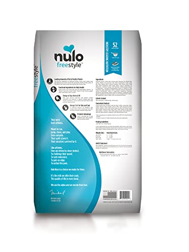 Nulo Freestyle Adult Trim Premium Grain-Free Dry Small Bite Cat Food Kibble with BC30 Probiotic for Digestive Health Support, Salmon & Lentils 2 Pound Bag