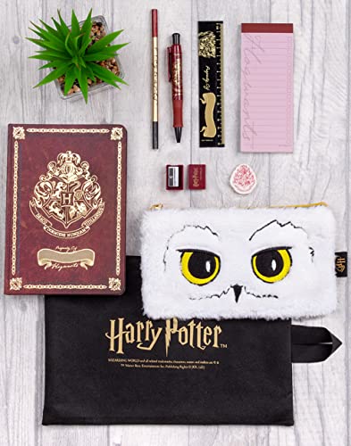 Harry Potter Stationery Set A5 Hogwarts Hedwig Notebook Pen Pencil Case