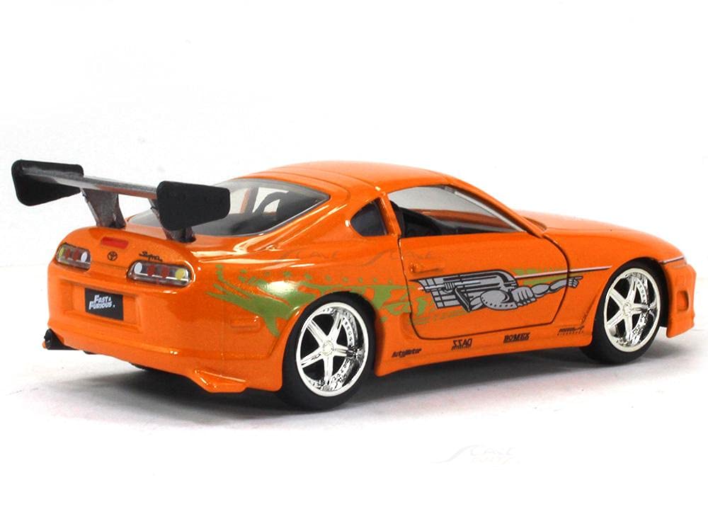 DieCast Jada Fast & Furious Brian's Toyota Supra [Orange] 1:32 Scale