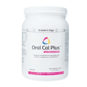 revival animal health breeder's edge oral cal plus powder- calcium supplement for dogs & cats- 1 kg