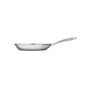 Tramontina Boston Tri-Ply Clad Stainless Steel 10-Inch Frying Pan, Induction-Ready Skillet, Dishwasher-Safe, NSF-Certified, Made in Brazil