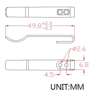 CIVIVI Stainless Steel Pocket Clip Baby Banter Knife, No Screws Included CA-07B (Plain)