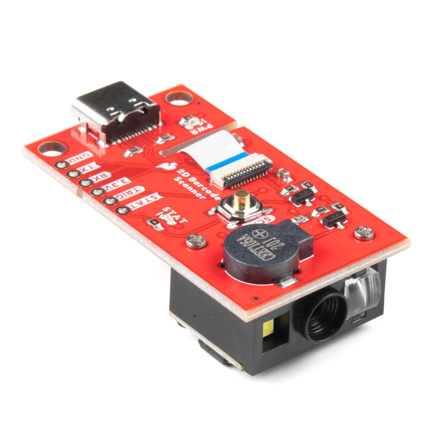 SparkFun 2D Barcode Scanner Breakout-Read 20 Different Barcode symbologies (Both 1D & 2D)- On-Board Image Processing-Decode UPC Codes to QR Codes-Features 2 LEDs Illumination & Aiming