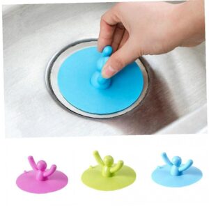 shower drain stopper silicone bathtub sink stopper hair catcher bathtub strainers protectors cover for kitchen washroom bathroom