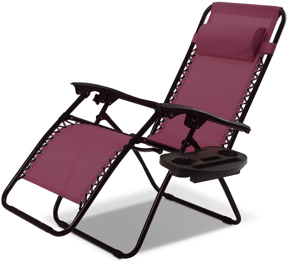 Renatone Zero Gravity Reclining Textilene Lounge Chairs, Wn