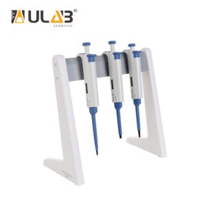 ULAB Lab Linear Pipettor Stand Rack, Laboratory Pipette Rack, Hold Up 6 pipettes, ULH1024