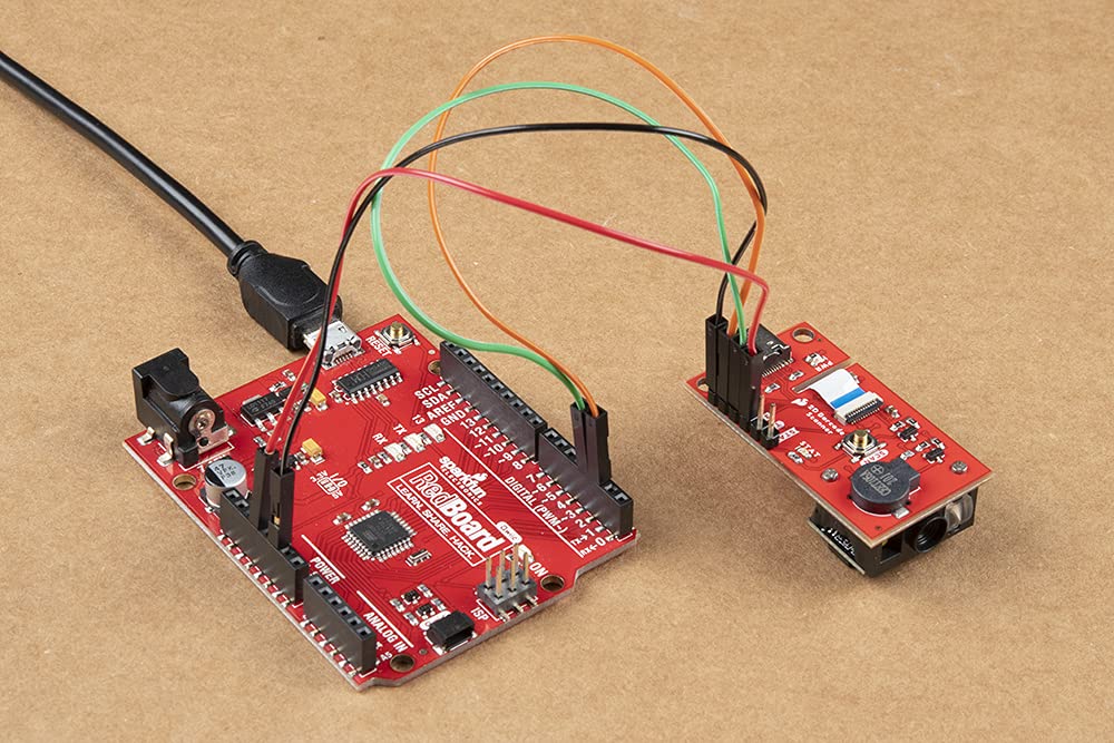 SparkFun 2D Barcode Scanner Breakout-Read 20 Different Barcode symbologies (Both 1D & 2D)- On-Board Image Processing-Decode UPC Codes to QR Codes-Features 2 LEDs Illumination & Aiming