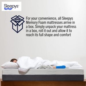 Sleepy's by Mattress Firm | Memory Foam Doze RV Mattress | Queen Size 60" x 75" | 10" Medium Comfort | Pressure Relief | Eco Friendly