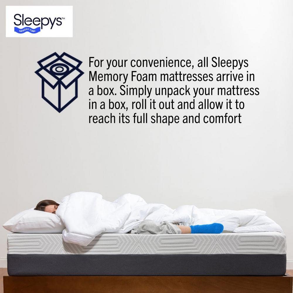 Sleepy's by Mattress Firm | Memory Foam Doze RV Mattress | Queen Size 60" x 75" | 10" Medium Comfort | Pressure Relief | Eco Friendly