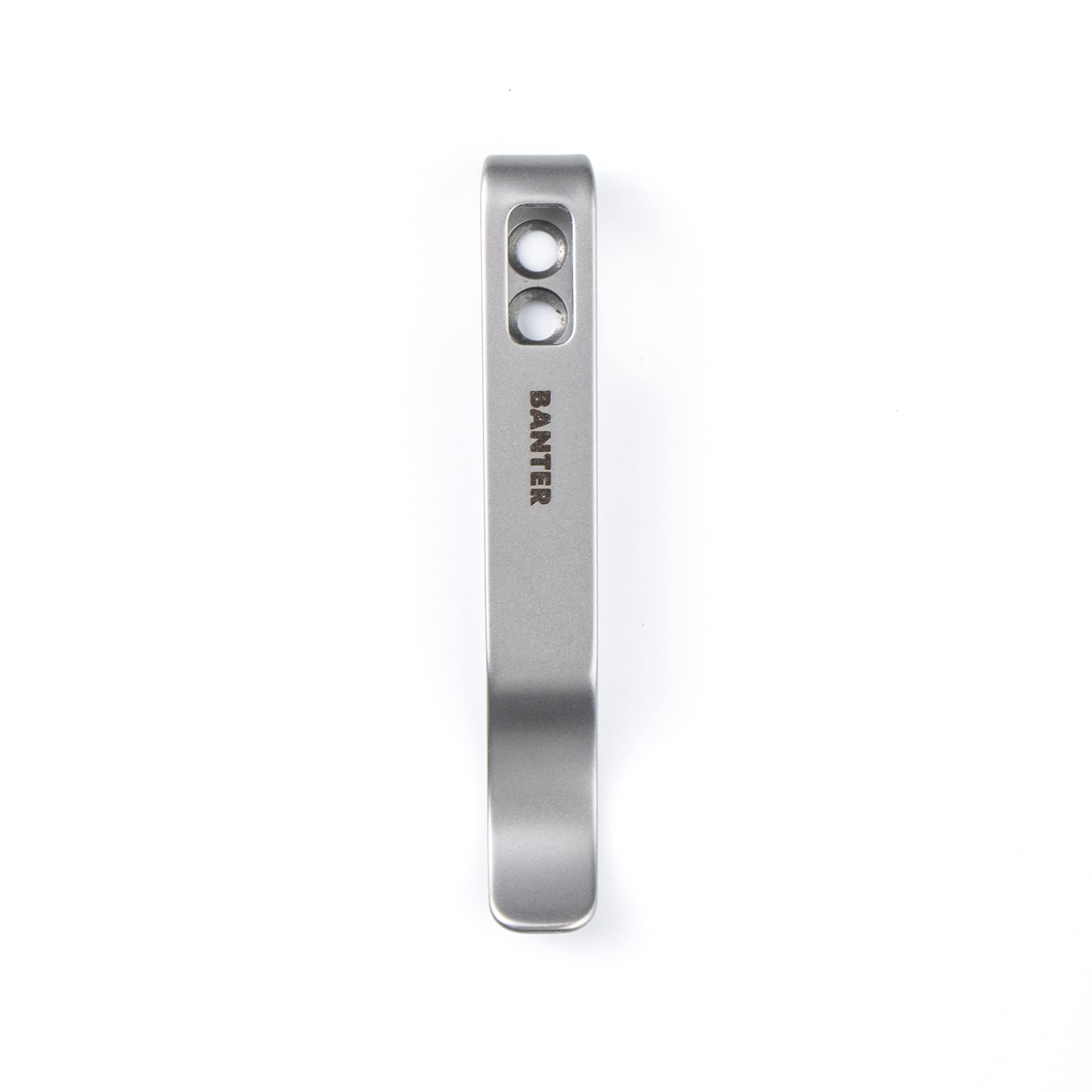 CIVIVI Stainless Steel Pocket Clip Baby Banter Knife, No Screws Included CA-07B (Plain)