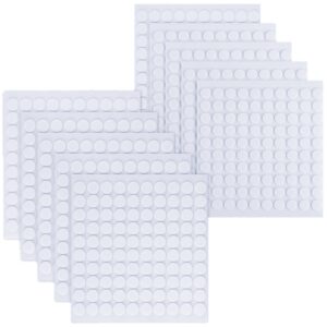 acfelle 10 sheet foam round dots double-sided adhesive 3d craft foam tape for diy handmade crafts,card making or office supplies,1000 pieces,2 sizes (0.3 inch & 0.4 inch)