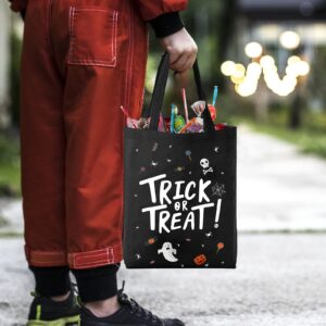 Halloween Tote Bag 3 Pack Trick or Treat Bag Pumpkin Candy Canvas Bags 15.7 X 11.8" Reusable Large Halloween Treat Bag for Children for Halloween Candy Party Favor Gift Goodie Bag for Halloween Party