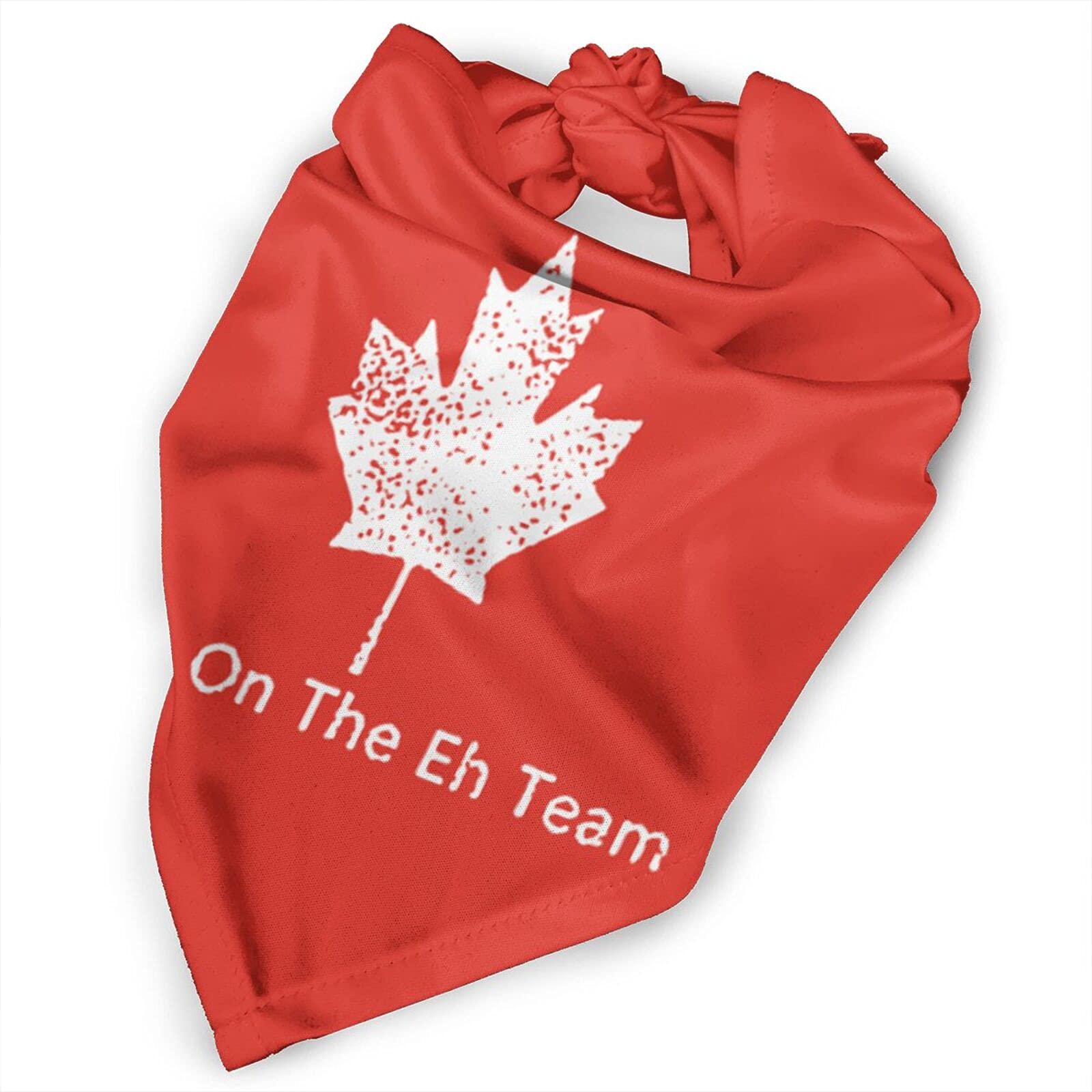 I'm On The Eh Team Canada Canadian Dog Bandana,Dog Bandanas Triangle Bibs Scarf Accessories for Small Medium Large Dogs Cats Pets Animals…