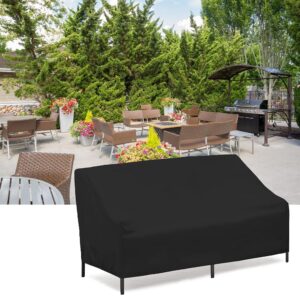 Medibot Patio Sofa Cover, Heavy Duty Waterproof Outdoor Couch Cover, Patio Loveseat Cover, 2-Seater Outdoor Sofa Cover, Patio Furniture Covers with Air Vents