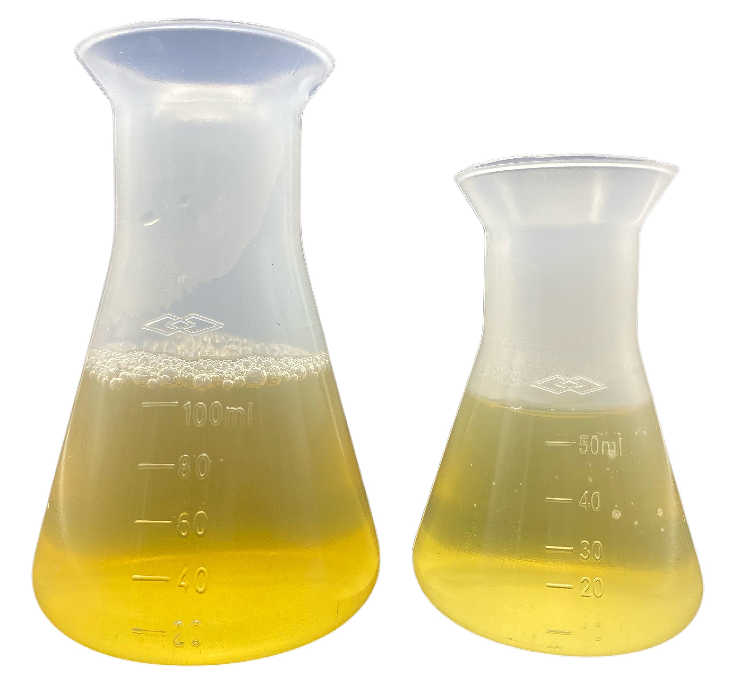 Plastic Erlenmeyer Flask 50ml 100ml Laboratory Chemical Erlenmey Students Kids Education Learning Tool