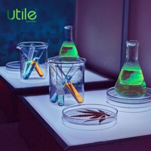 Utile 169.1oz(5000ml) Low Form Glass Beakers, Borosilicate 3.3 Glass with Printed Graduation, 4000.5000.1