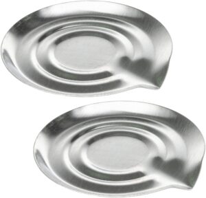 pot minder - stainless steel pot watcher disc - boil over preventer for milk - boil control disc for kitchen pots, 2 pcs