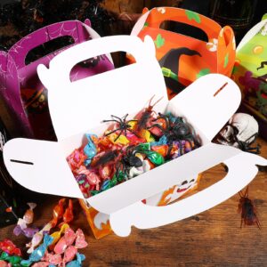 Halloween Boxes for Treats 24pcs Halloween Goodies Boxes Cardboard Cookie Candy Containers for Party Favors Classroom Home Office