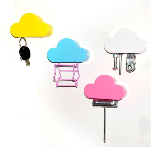 JQYXSS Creative Novelty Cute Cloud Shape Magnetic Magnets Key Holder,Used to Save Keys, Home Decoration, or as a Gift to Friends and Relatives