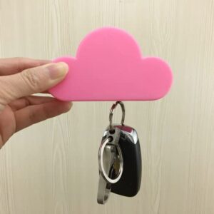 JQYXSS Creative Novelty Cute Cloud Shape Magnetic Magnets Key Holder,Used to Save Keys, Home Decoration, or as a Gift to Friends and Relatives