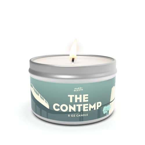 Park Scents The Contemp Candle - Accurate Smell of Disney Contemporary Resort Hotel Lobby - Natural Soy Blend - Vegan & Cruelty-Free - Handmade in The USA | 8 oz. Tin