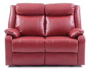 glory furniture ward love seats, red