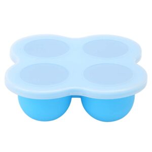 alvinlite 4 hole portable silicone egg bites mold rack steamer for reusable pressure cooker accessories blue