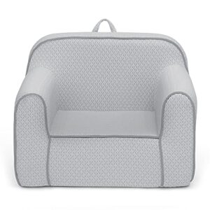 icomfort memory foam chair for kids for ages 18 months and up, grey