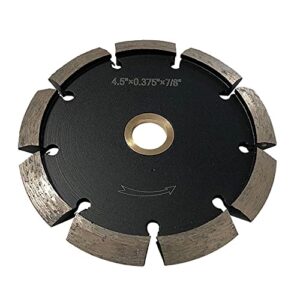 4.5" Diamond Crack Chaser Blades for Routing and Repairing Cracks in Concrete and Asphalt - 3/8" Width with a 7/8"-5/8" Non-Threaded Arbor