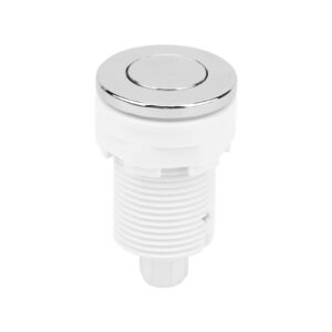 air pressure bath switch tub spa massage bath garbage waste disposal air switch push button garbage disposal sink top air switch(white,size:28mm)