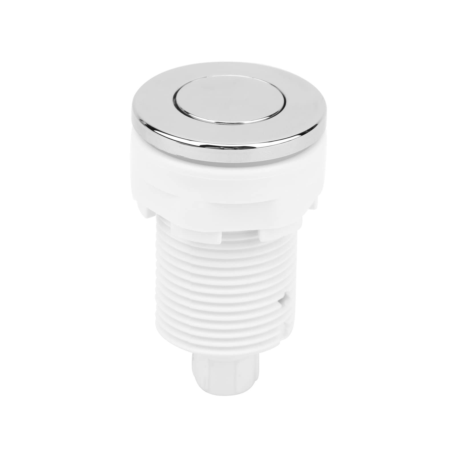 Air Pressure Bath Switch Tub Spa Massage Bath Garbage Waste Disposal Air Switch Push Button Garbage Disposal Sink Top Air Switch(White,Size:28mm)