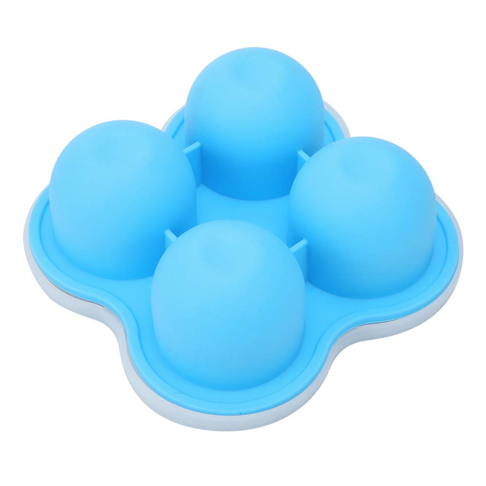 Alvinlite 4 Hole Portable Silicone Egg Bites Mold Rack Steamer for Reusable Pressure Cooker Accessories Blue