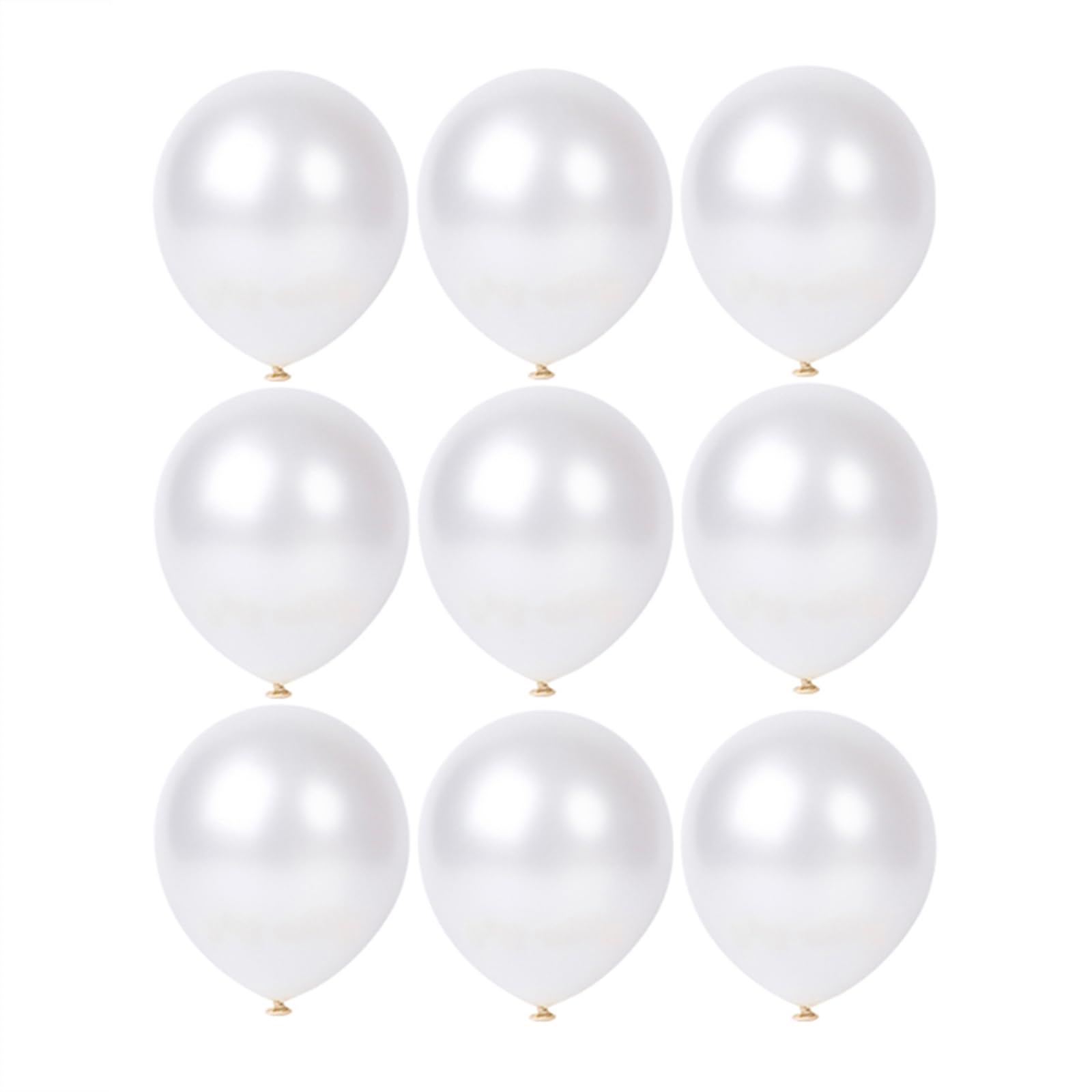 18 inch White Balloons, 15 pcs Big Pearl White Thicker Latex Balloons for Birthday Wedding Party Decorations (Pearl White)